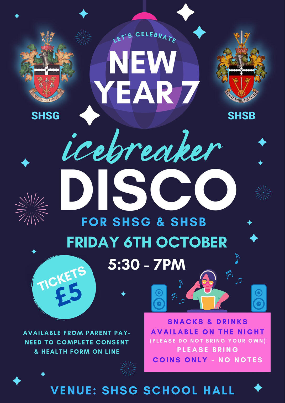 Year 7 Icebreaker Disco at SHSG - Southend High School for Girls