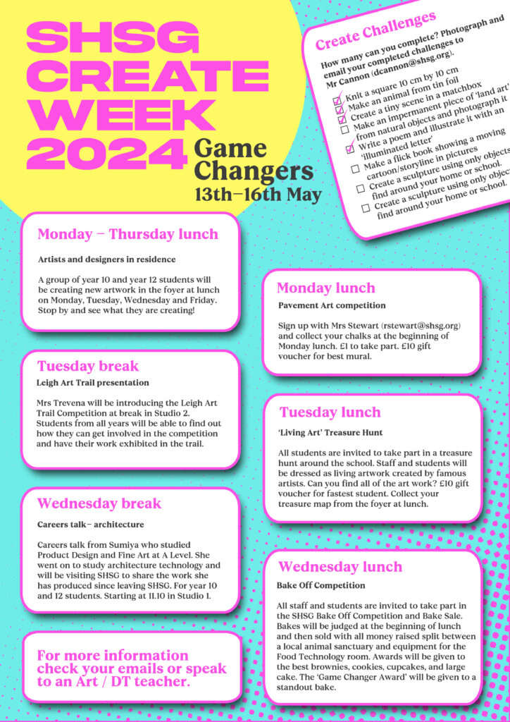 Create Week - Southend High School for Girls